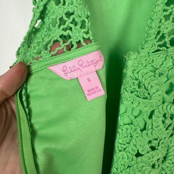 Lilly Pulitzer | Dresses | Lilly Pulitzer Jaimie Crochet Knit ...